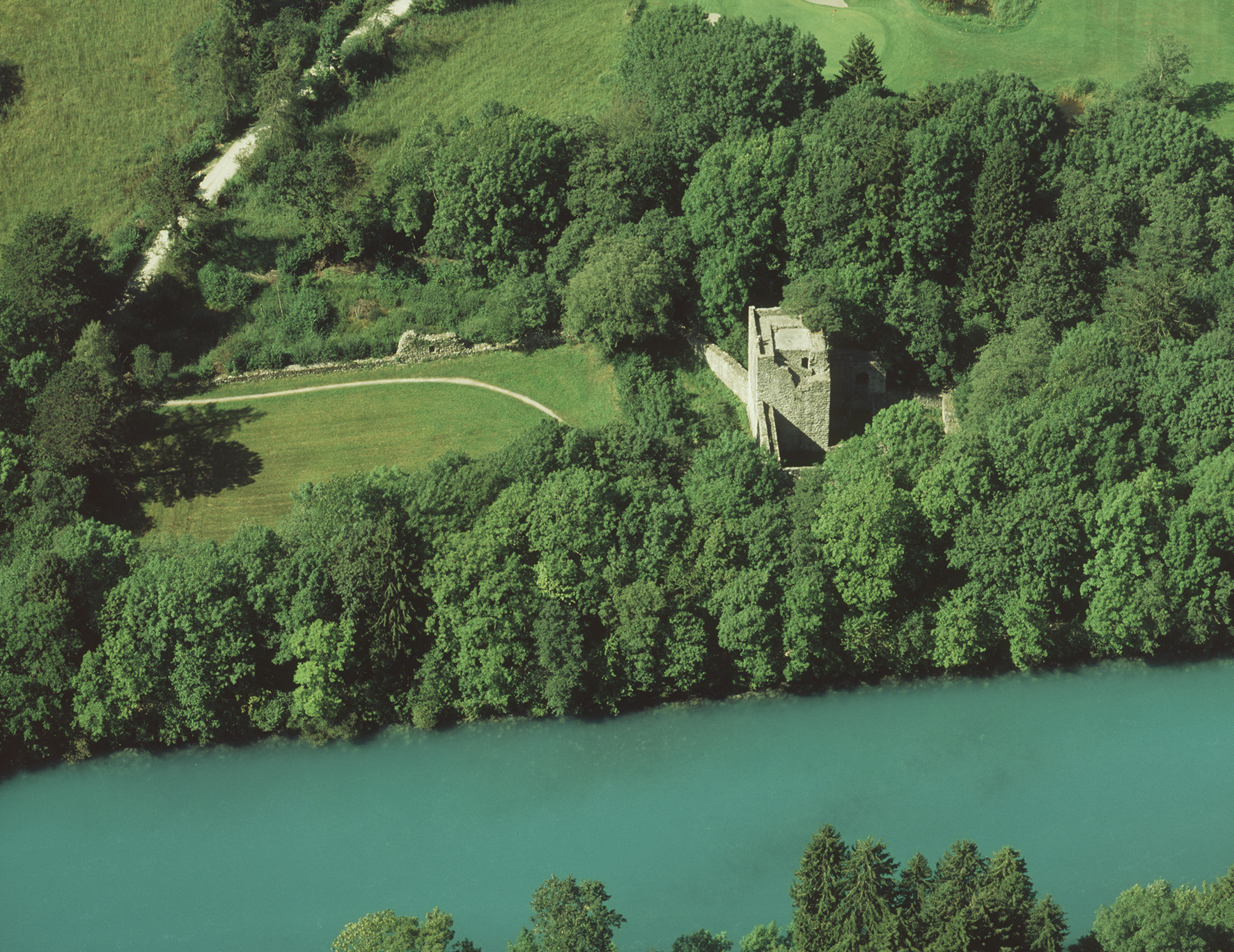 Unterseen, Burgruine Weissenau